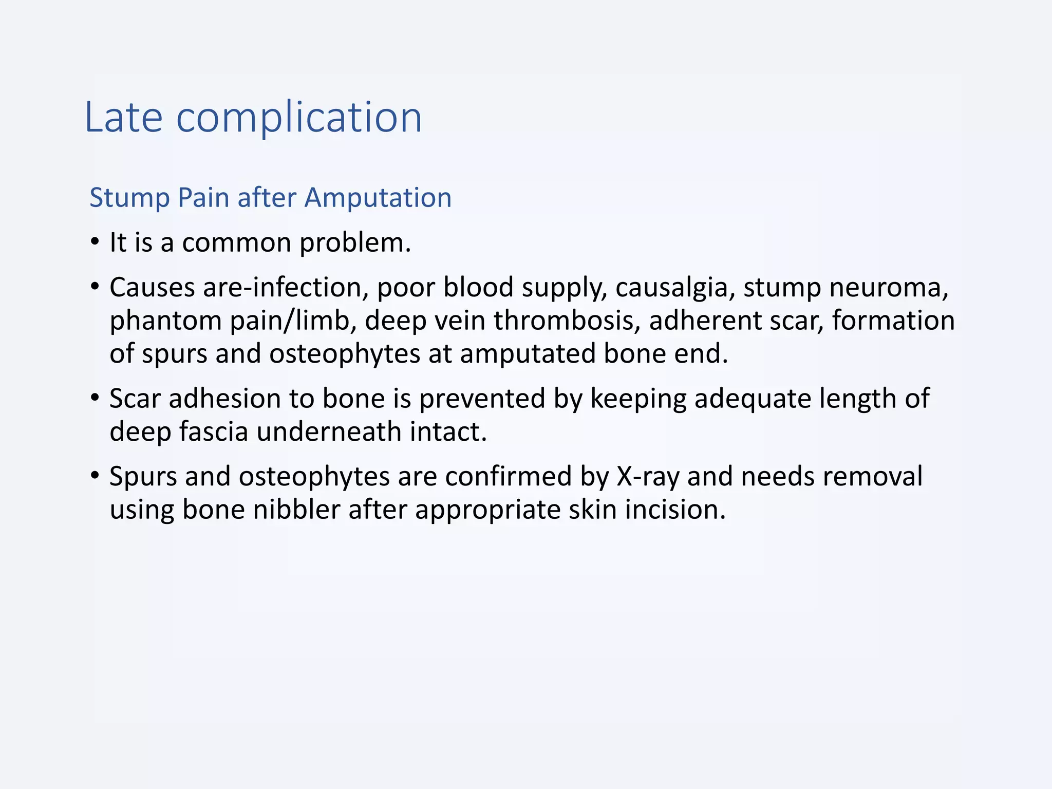 Amputation and disarticulation | PPTX