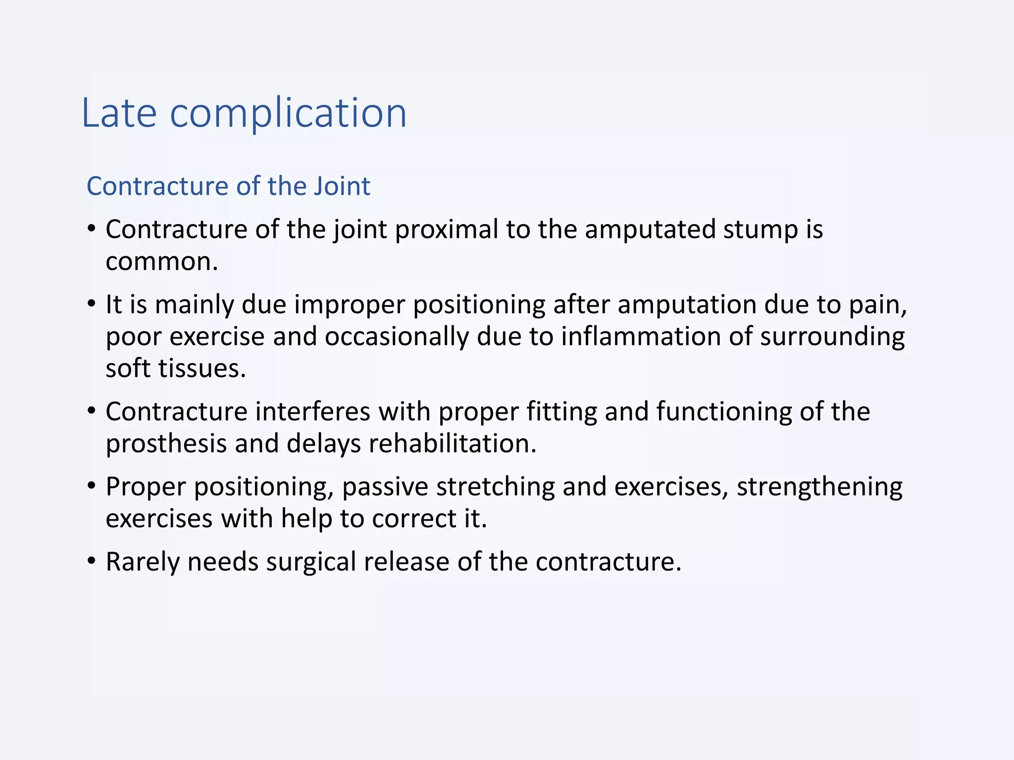 Amputation and disarticulation | PPTX