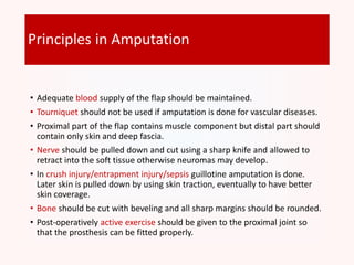 Amputation and disarticulation | PPTX