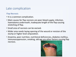 Amputation and disarticulation | PPTX | Death, Injury, or Military ...