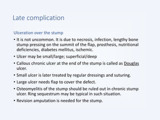 Amputation and disarticulation | PPTX