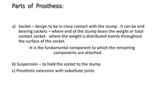 Amputation and Prosthesis | PPTX