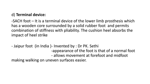 Amputation and Prosthesis | PPTX | First Aid | Injuries