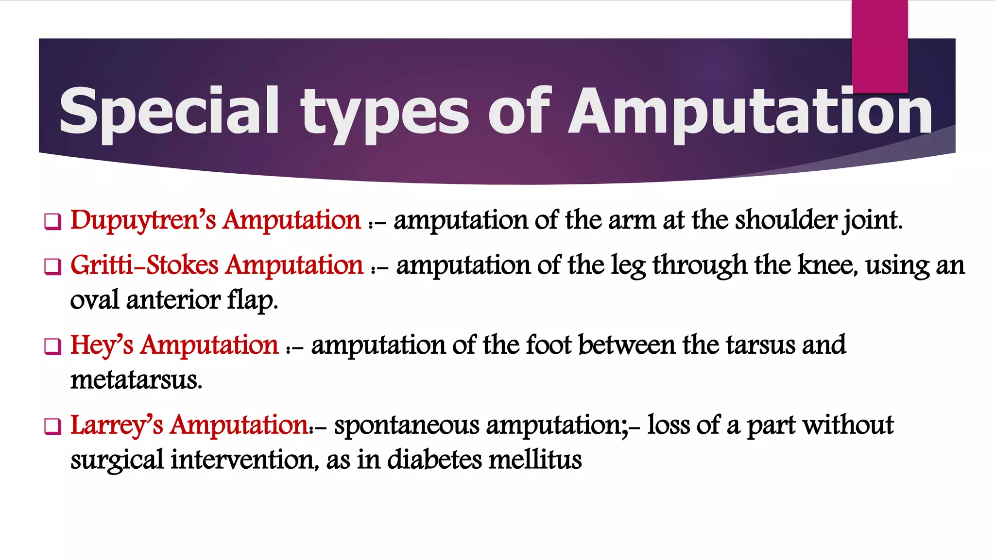 Amputation and prosthesis | PPTX