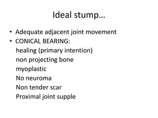 Amputation and rehabilitation | PPTX