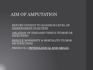 Amputations | PPTX