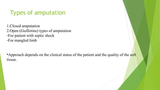 amputation presentation and its types .ppt