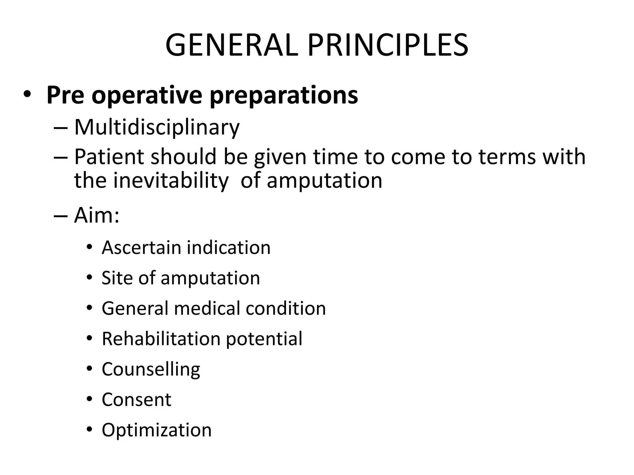 Amputation principles | PPTX