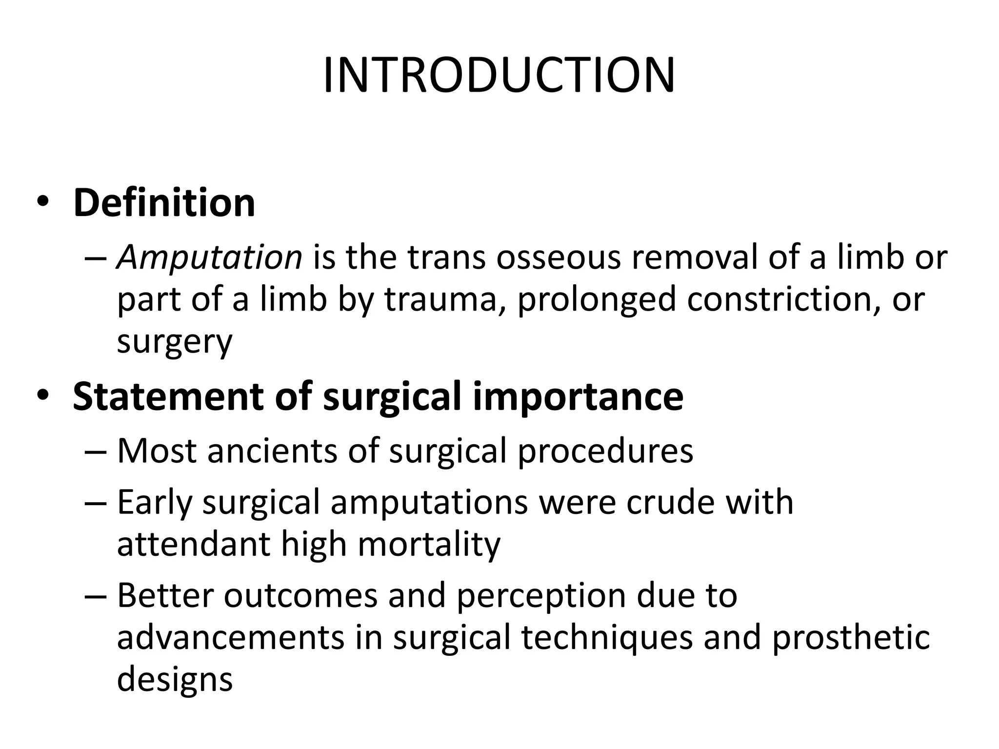 Amputation principles | PPTX