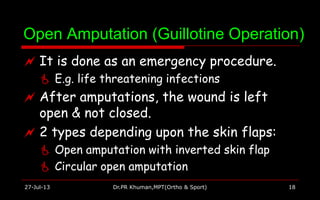 Amputations | PPTX
