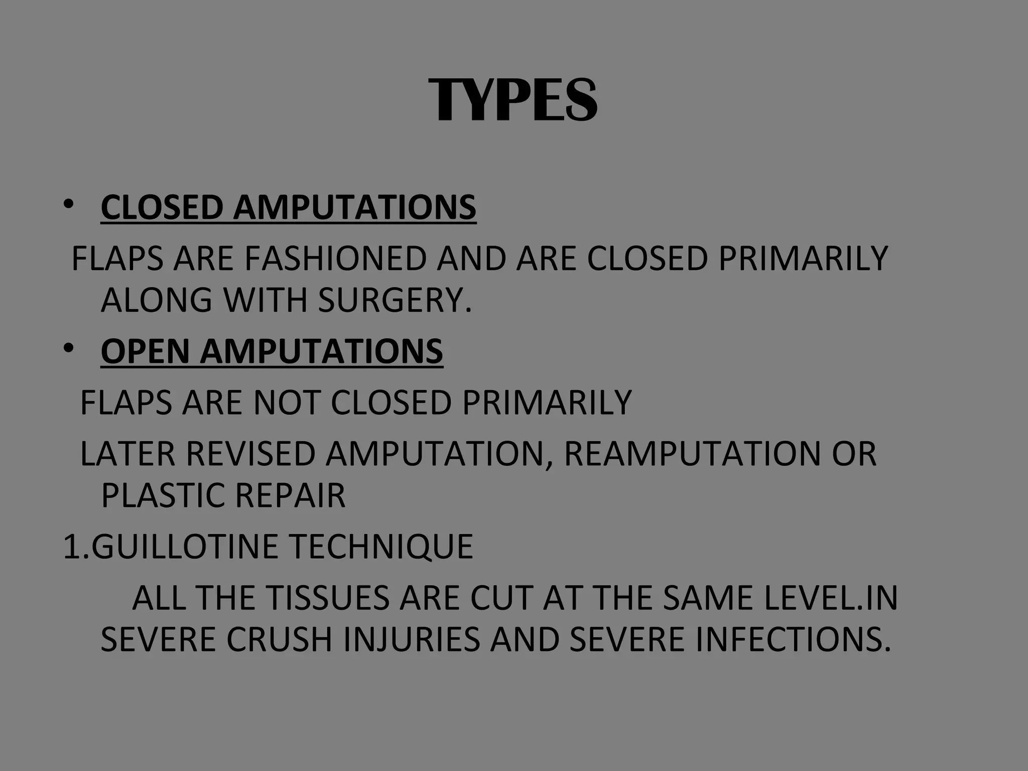 Amputations | PPT