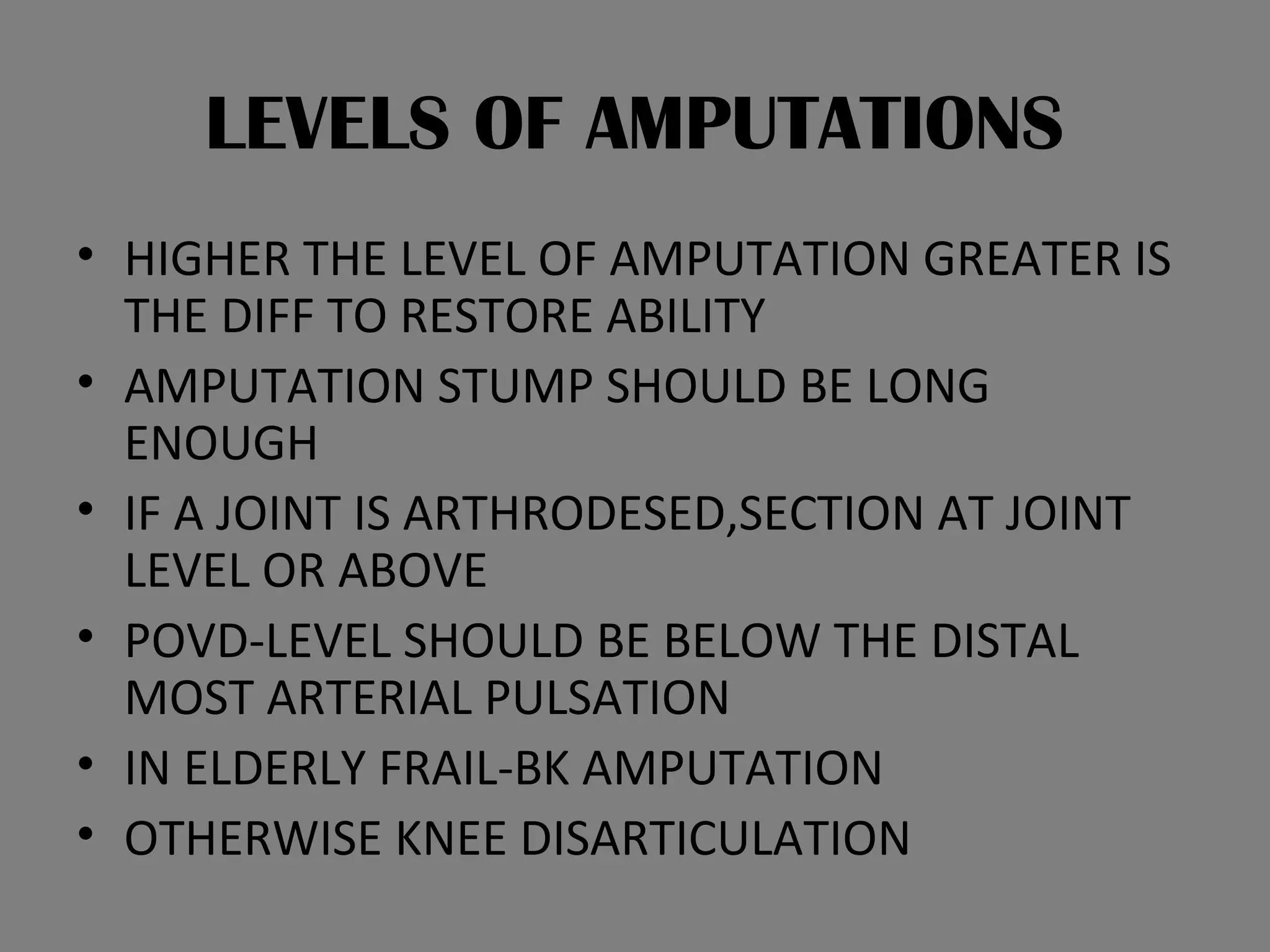 Amputations | PPT