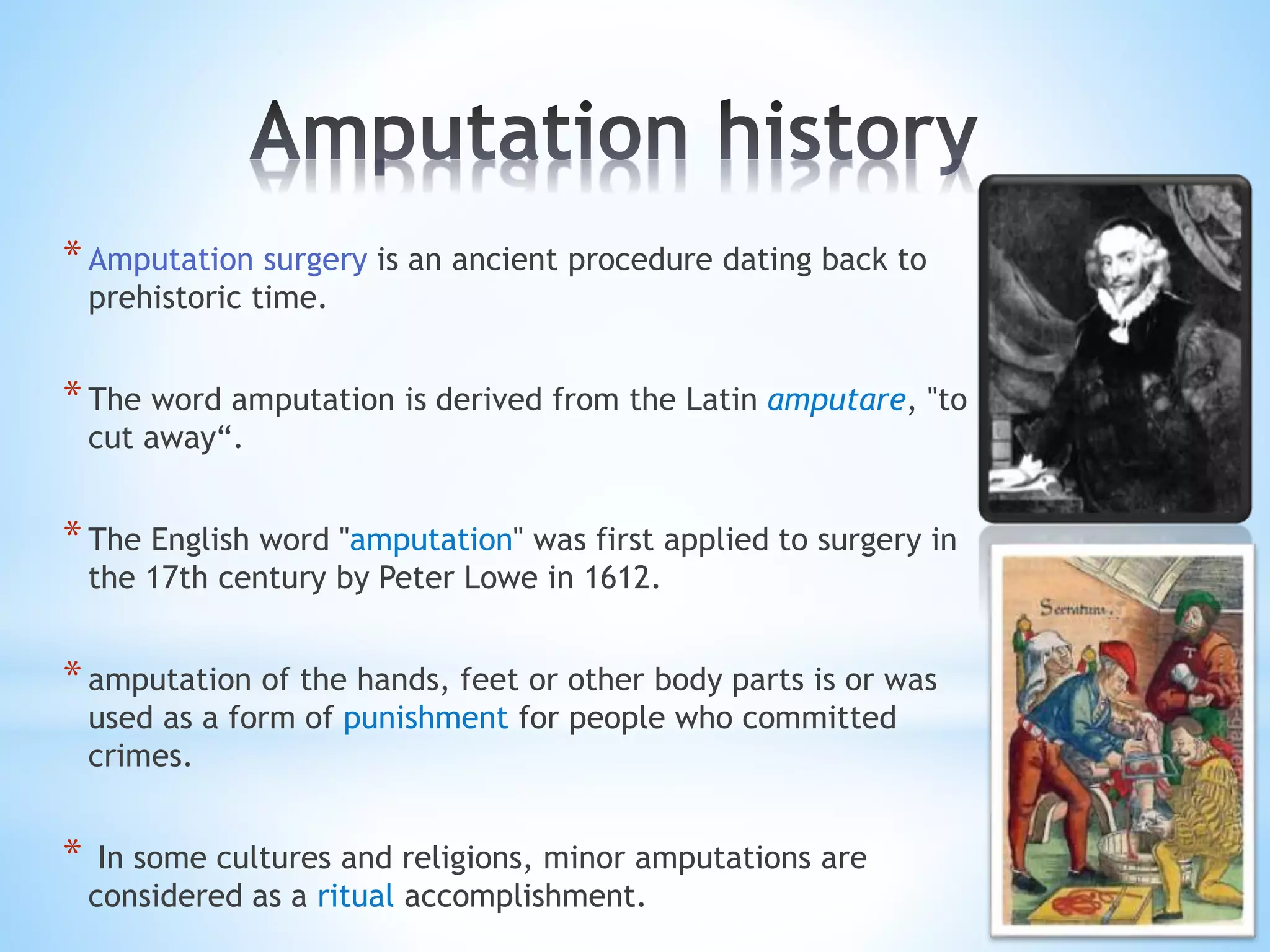 Amputations of extremity | PPTX