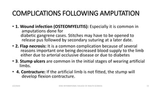Amputations.pptx and it's manage all the time | PPT