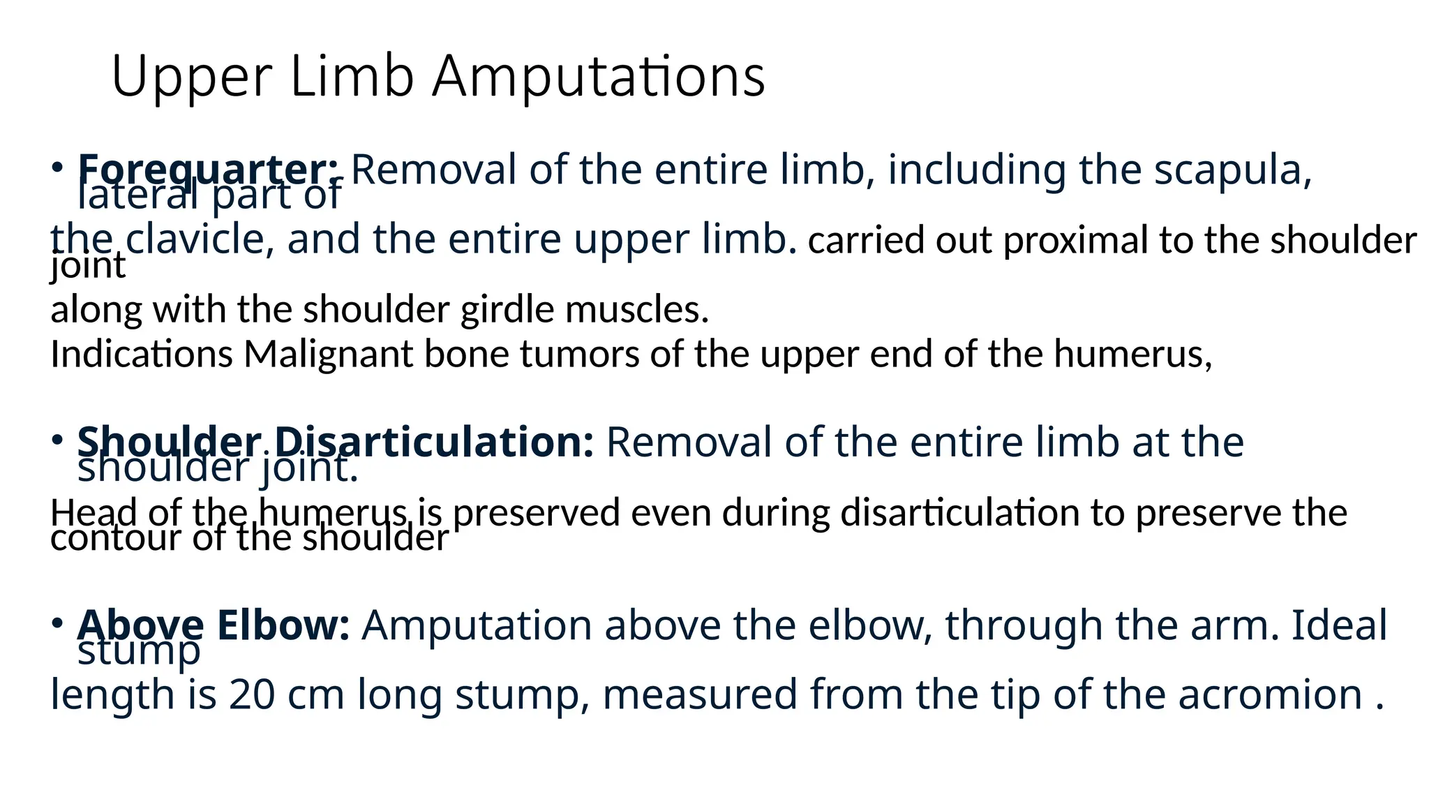 Amputations, types and levels , orthotics and prosthetics | PPTX