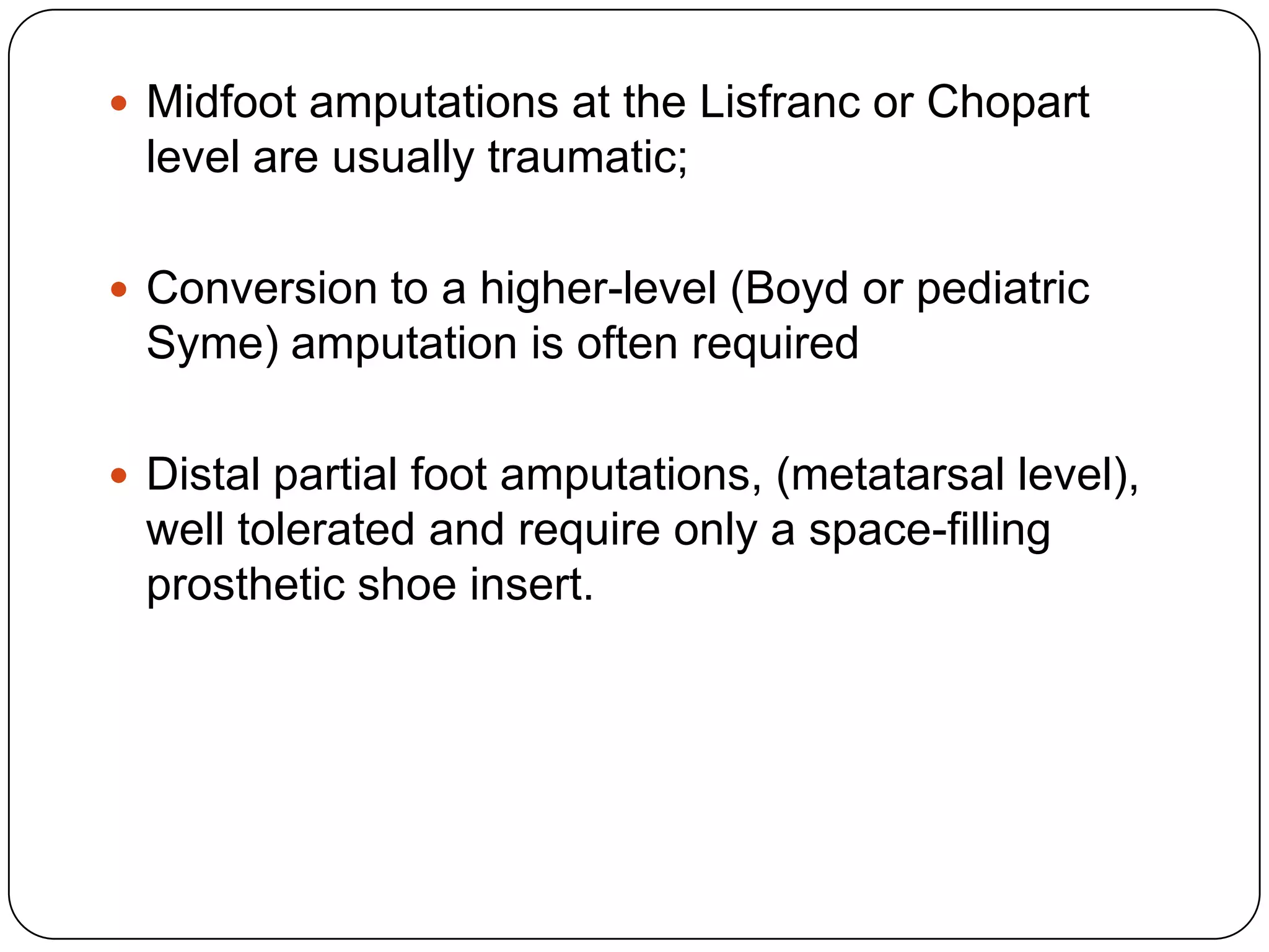 Amputations in children | PPTX