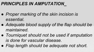AMPUTATIONS ppt.pptx | Foot Health | Diseases and Conditions