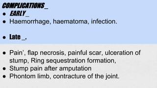 AMPUTATIONS ppt.pptx | Foot Health | Diseases and Conditions