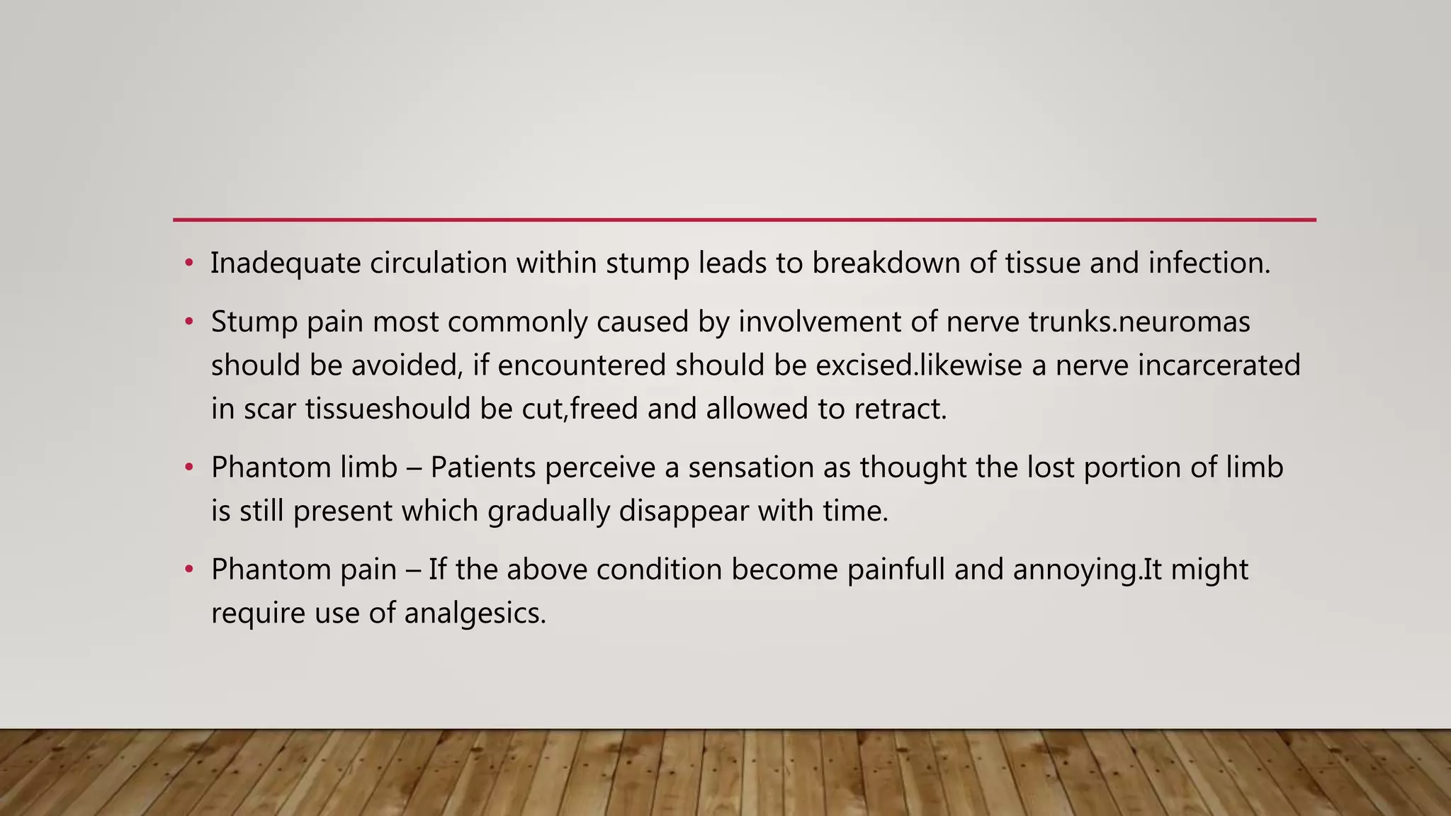 Amputation stump | PPTX