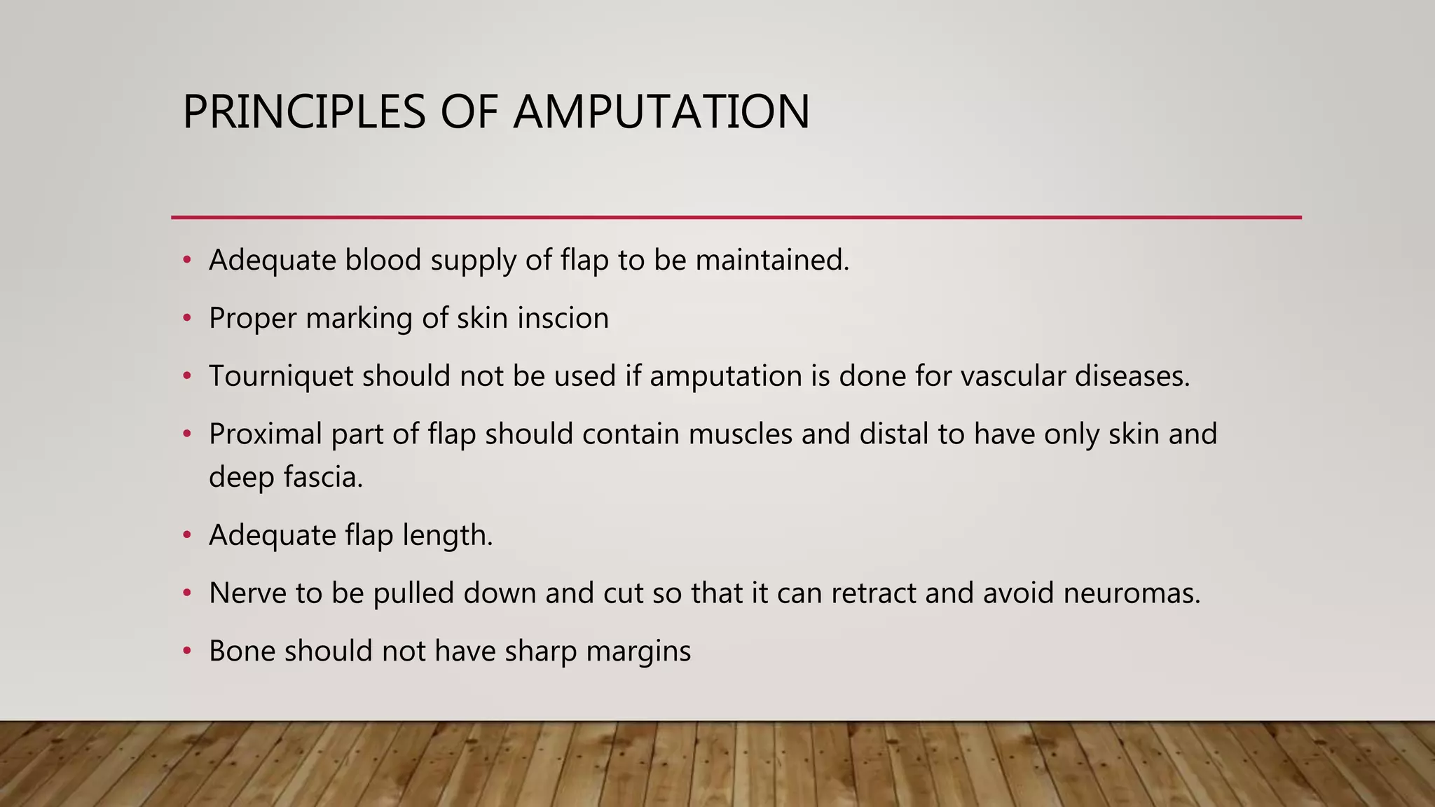 Amputation stump | PPTX