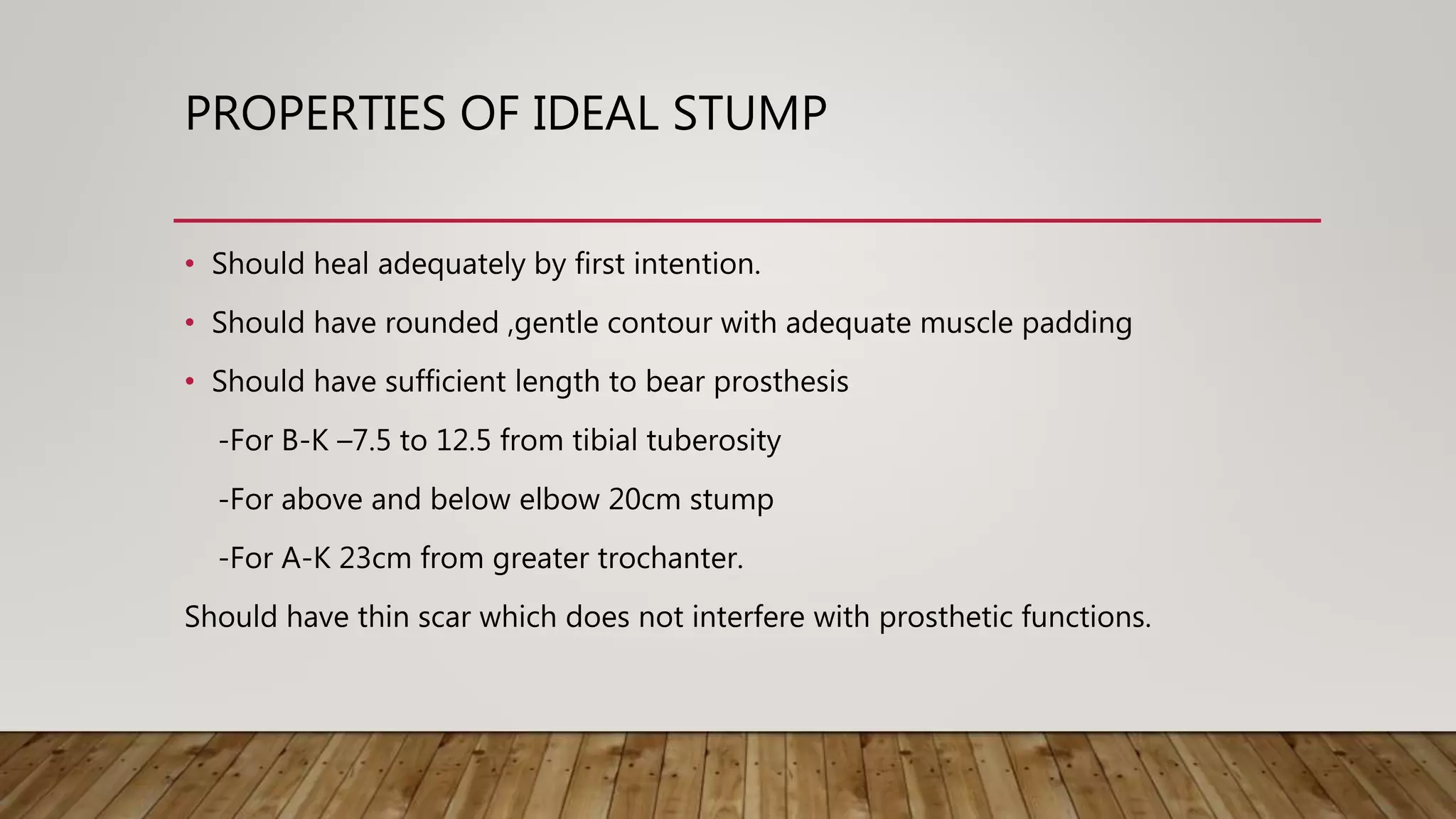 Amputation stump | PPTX