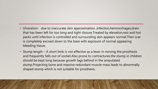 Amputation stump | PPTX
