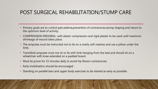Amputation stump | PPTX