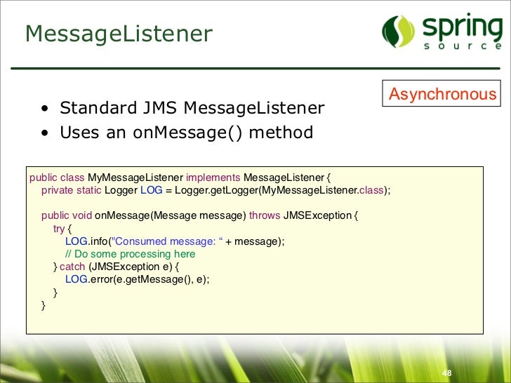 Enterprise Messaging With Activemq And Spring Jms