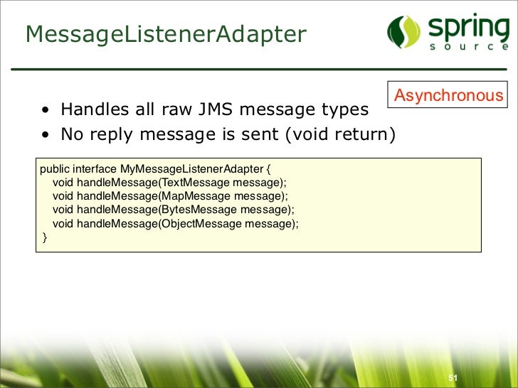 Enterprise Messaging With Activemq And Spring Jms