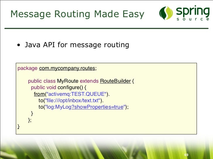 Enterprise Messaging With Activemq And Spring Jms
