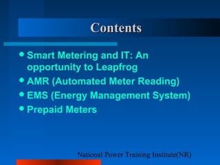 AMR & EMS- Automated Meter Reading and Energy Management System | PPT