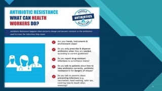 Awareness Session On Antimicrobial resistance “Antimicrobials: Spread ...
