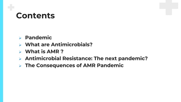 The next pandemic: AMR | PPTX