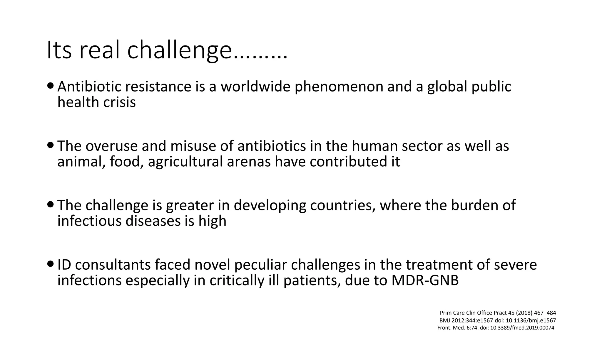 Recent problem:Anti Microbial Resistance.pptx