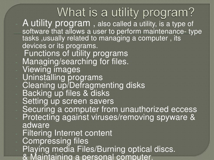 Amr Chap 08 Operating Systems & Utility Programs