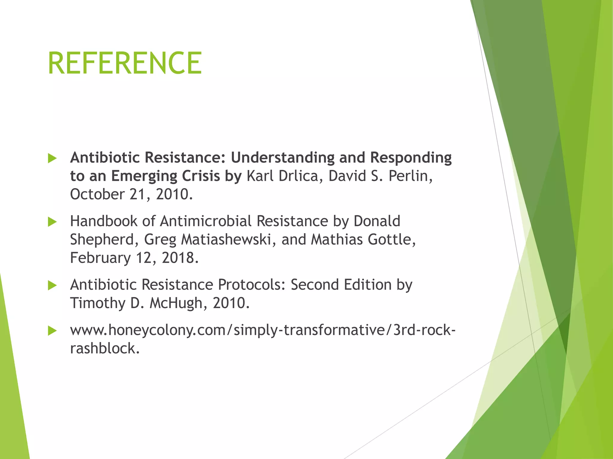 Anti-Microbial Resistance (AMR) | PPTX