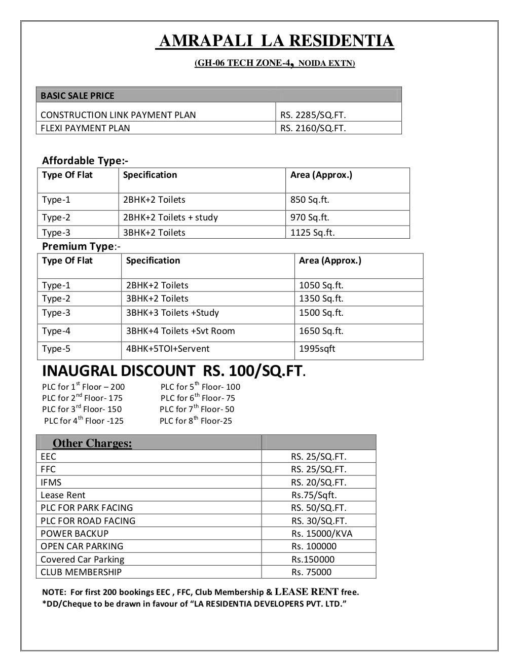 Amrapali builders(pricelist4)Amrapali Reviews,Amrapali Group