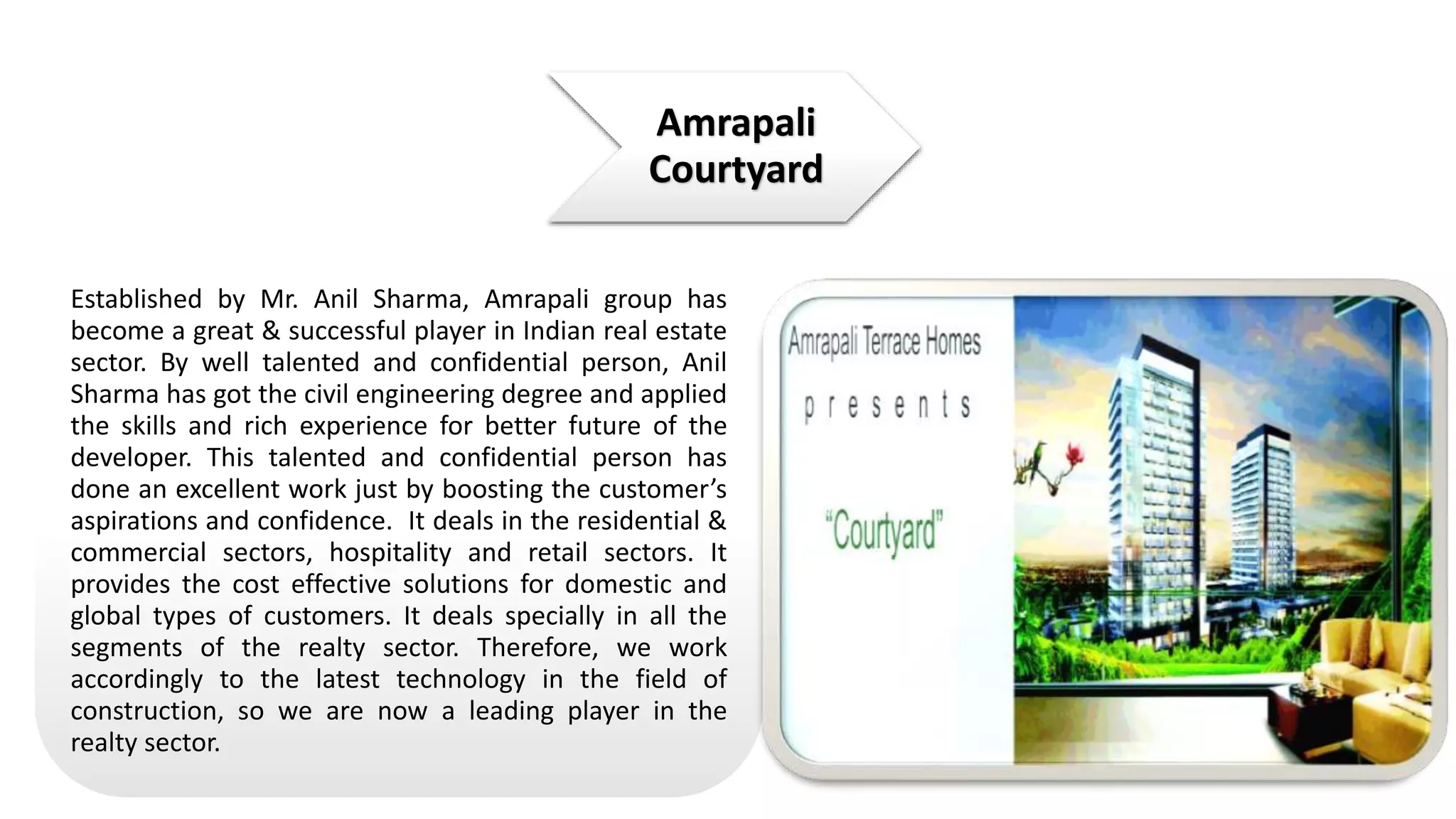 Amrapali Courtyard Apartments | PPT
