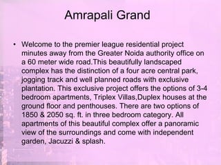 Amrapali group | PPTX