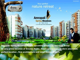 Amrapali Spring Meadows | PPT