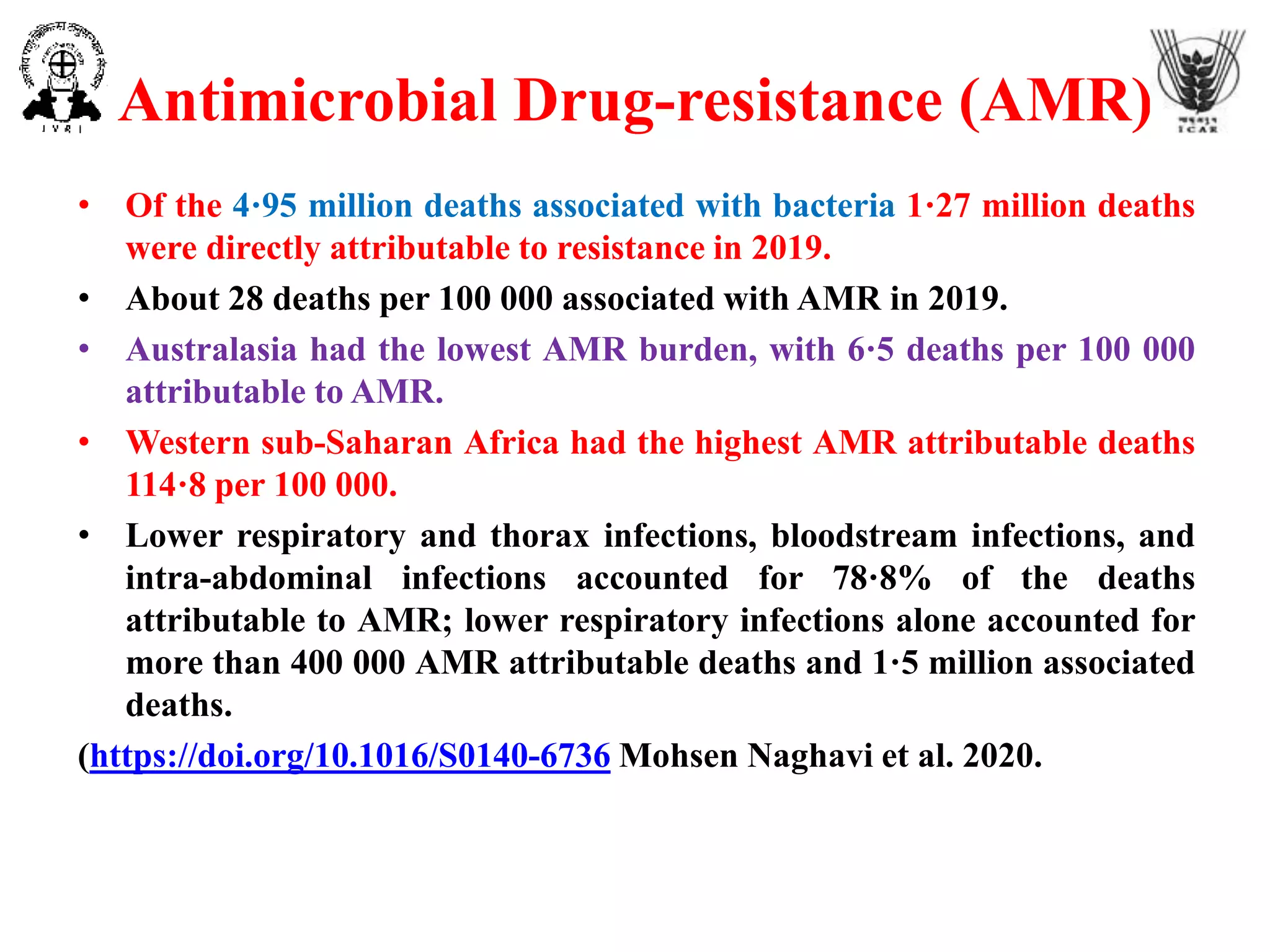 AMR challenges in human from animal foods- Facts and Myths.pptx