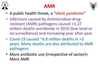 AMR challenges in human from animal foods- Facts and Myths.pptx