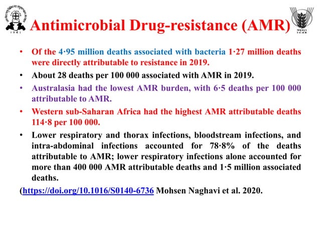 AMR challenges in human from animal foods- Facts and Myths.pptx ...