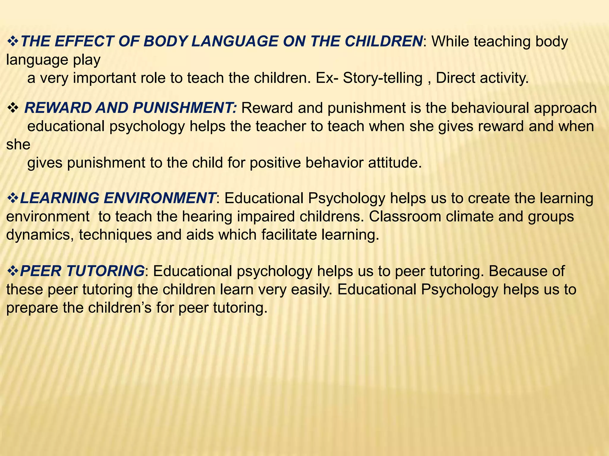 Ppt Educational Psychology - Career Education
