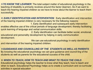 ppt on educational psychology | PPTX