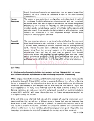 Amref boot camp activity report | PDF