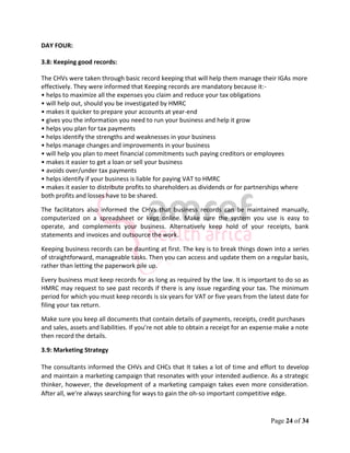 Amref boot camp activity report | PDF