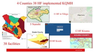 Amref health africa in kenya kqmh implementation experience | PDF