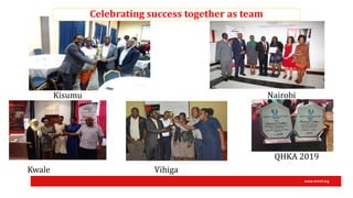 Amref health africa in kenya kqmh implementation experience | PDF