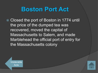 Causes for American Revolution | PPTX